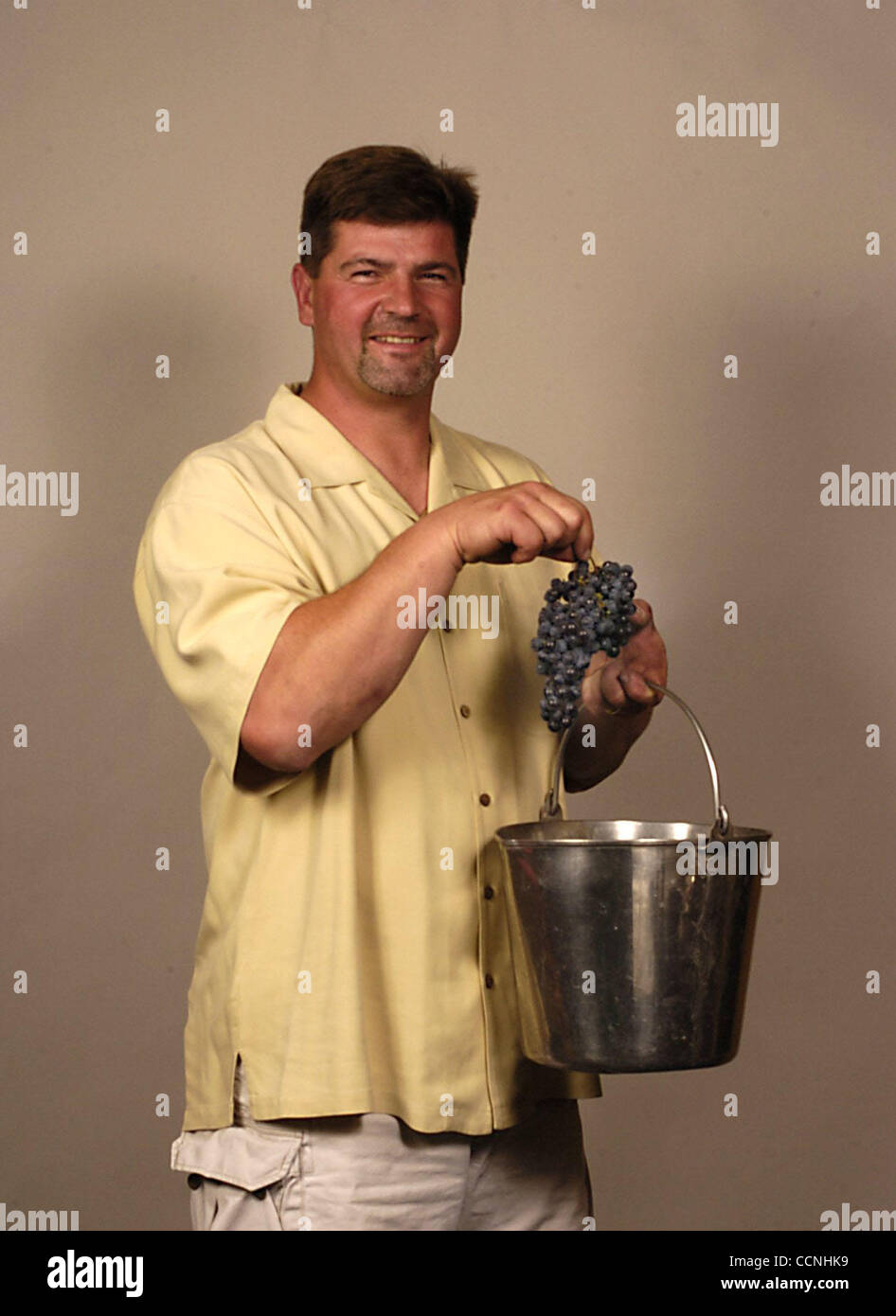 Mitchell Katz (cq), grape grower, photographed for 24 hours in ...