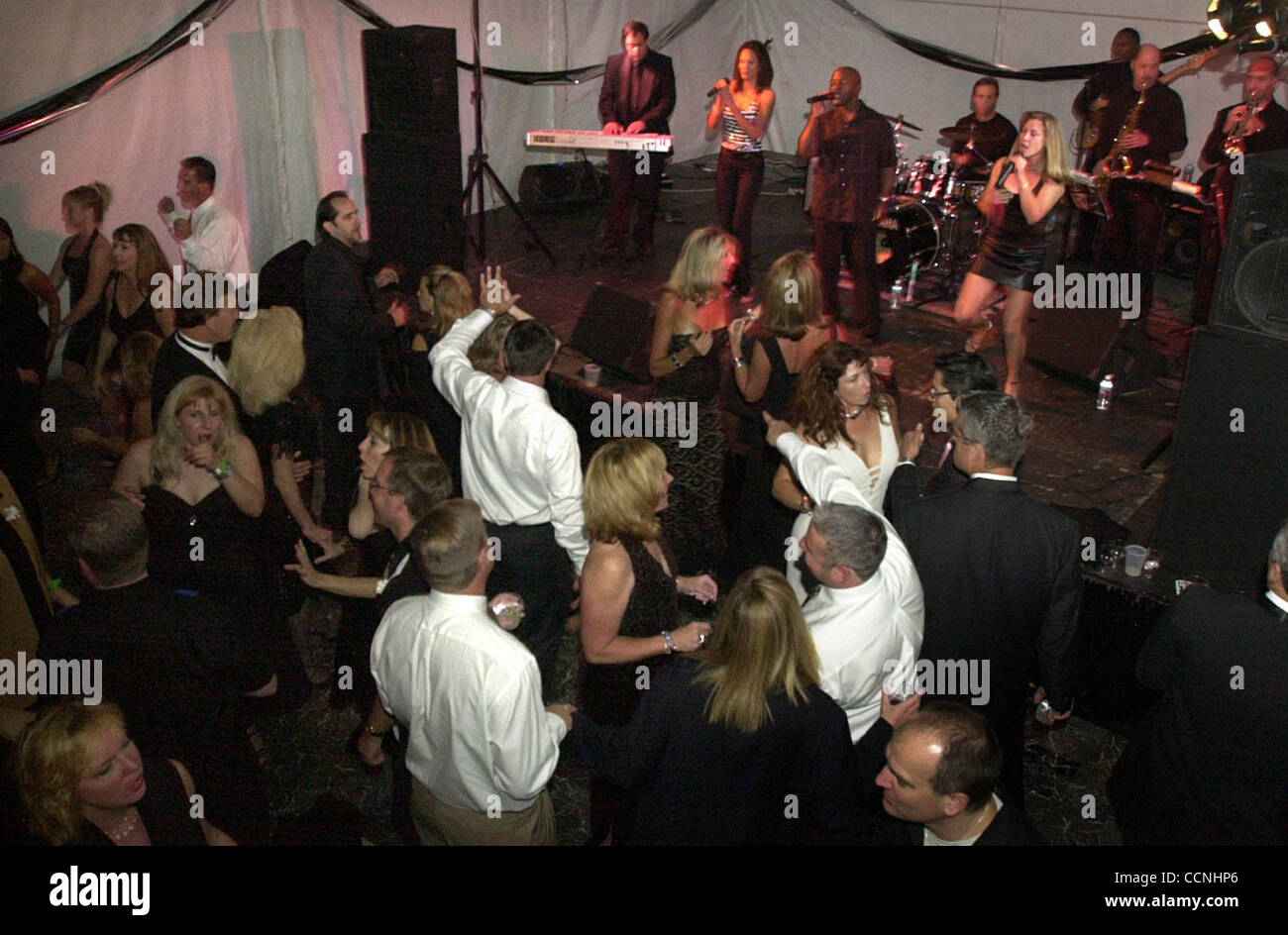 The band "Full Motion" entertains the crowd attending the San Ramon ...