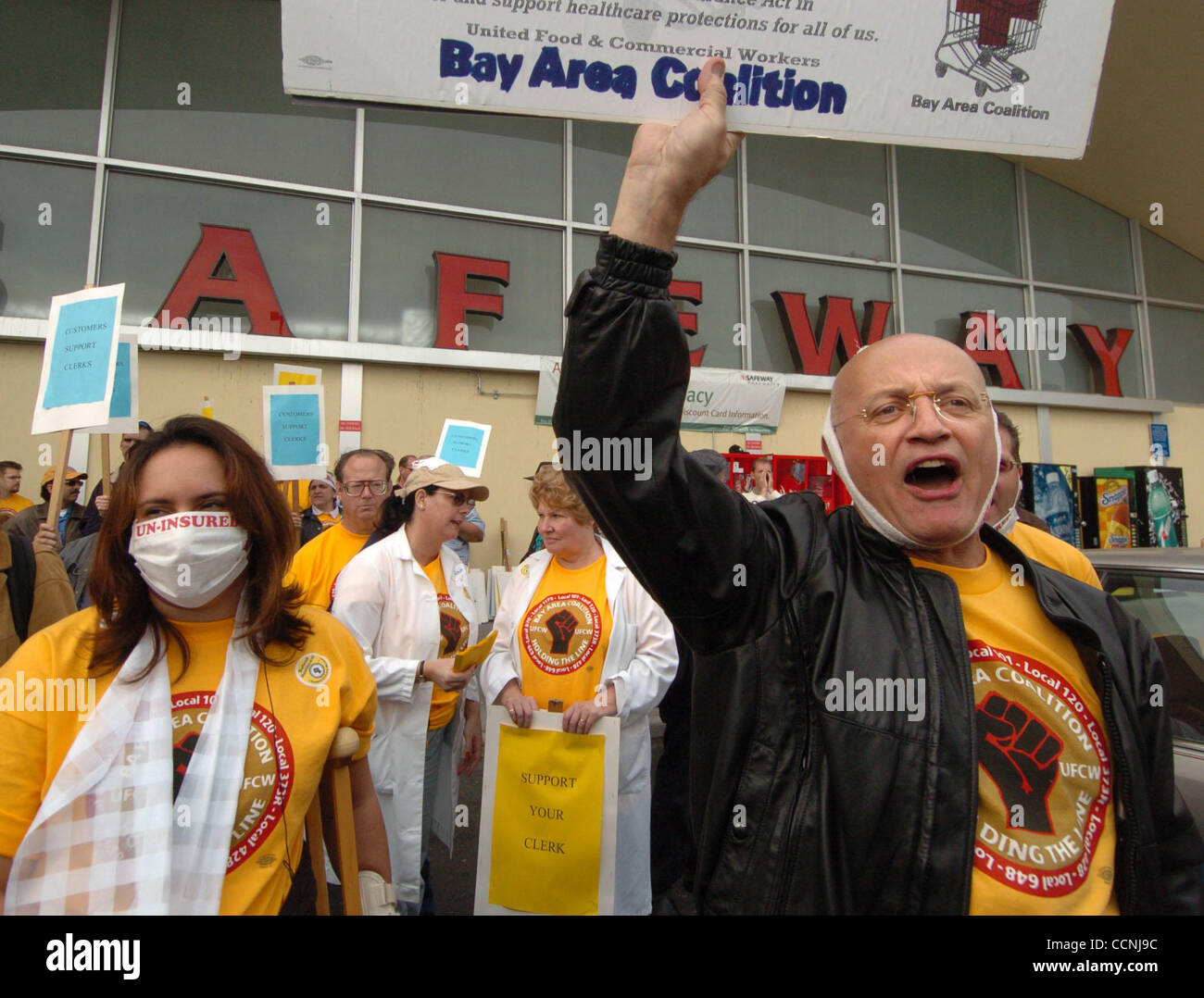 Bambi Marien of Concord and Michael Ross-Smith of Walnut Creek wear ...