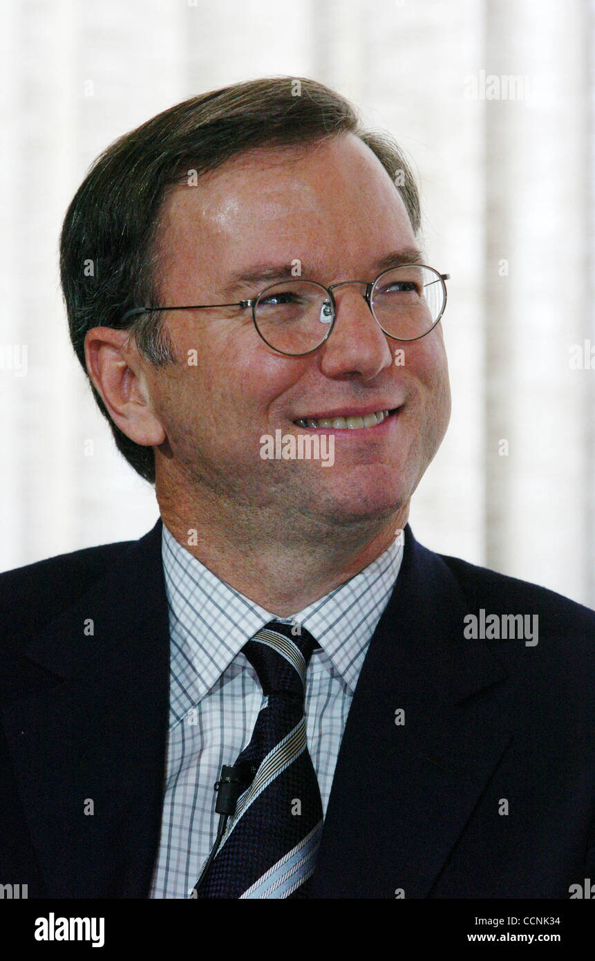 Eric Schmidt (CEO Google Inc.) hosts a discussion at UCLA commemorating ...