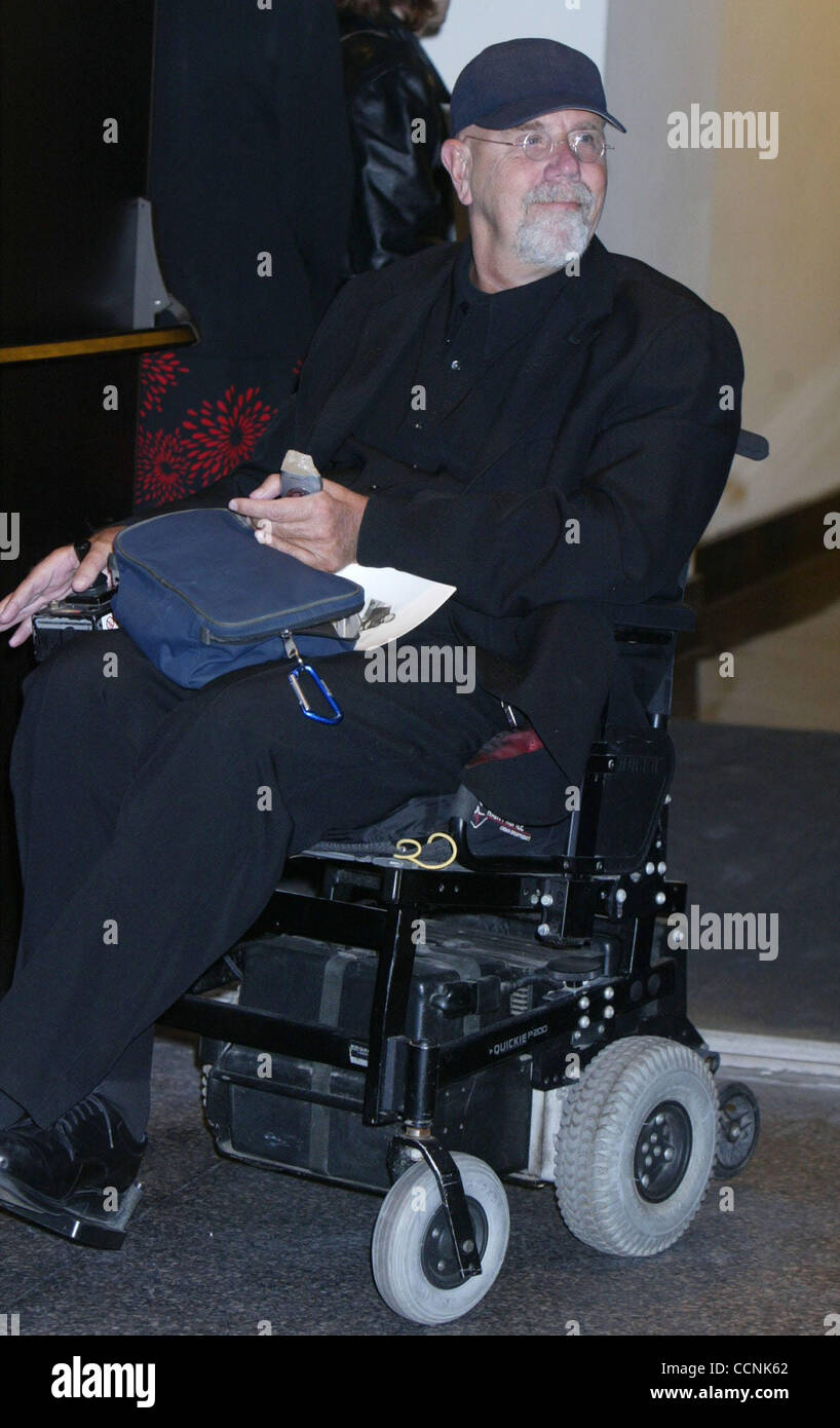 Oct 29, 2004; New York, NY, USA; Artist CHUCK CLOSE at the Christopher ...