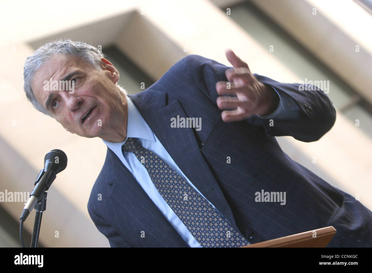 Nov 01, 2004; New York, NY, USA; Presidential candidate RALPH NADER ...