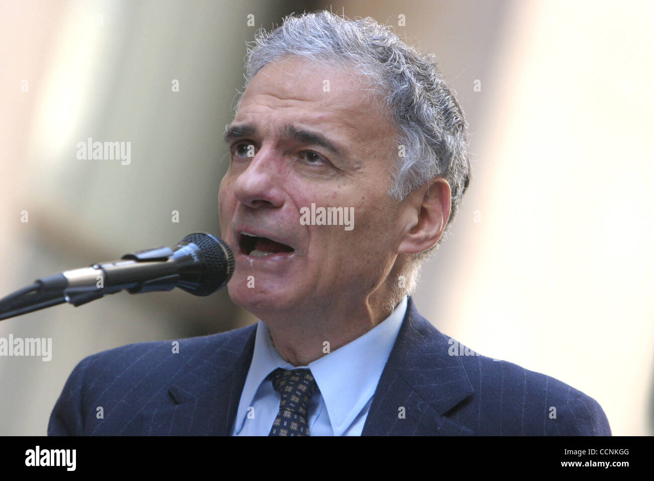 Nov 01, 2004; New York, NY, USA; Presidential candidate RALPH NADER ...