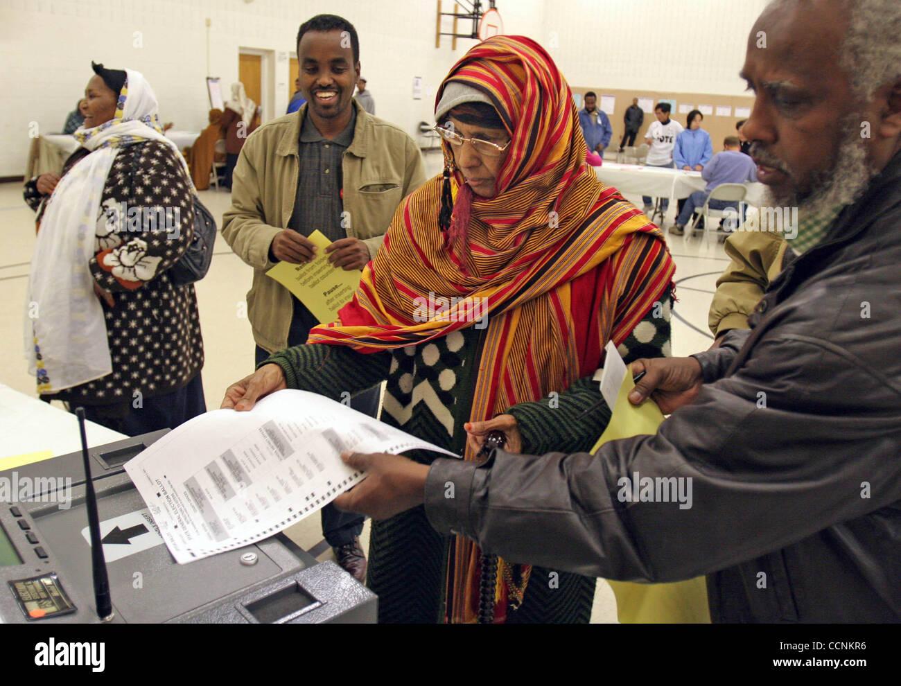 Dropping the ballot for the first time ever, Halimo Mohamud gets help ...