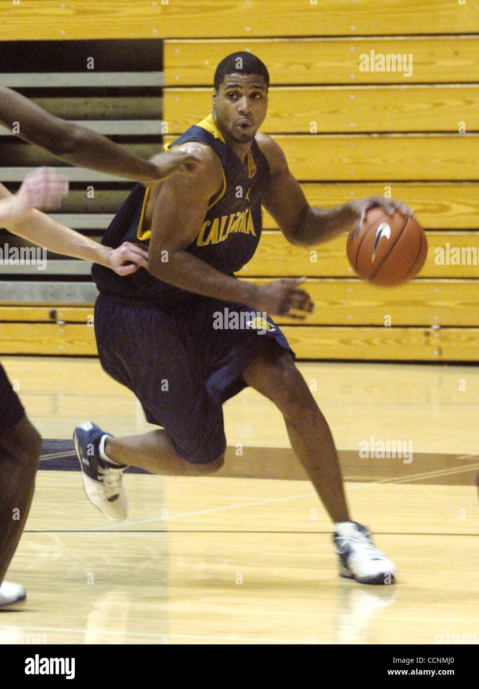 Cal Berkeley guard/forward Marquise Kately (cq) drives with the ball ...