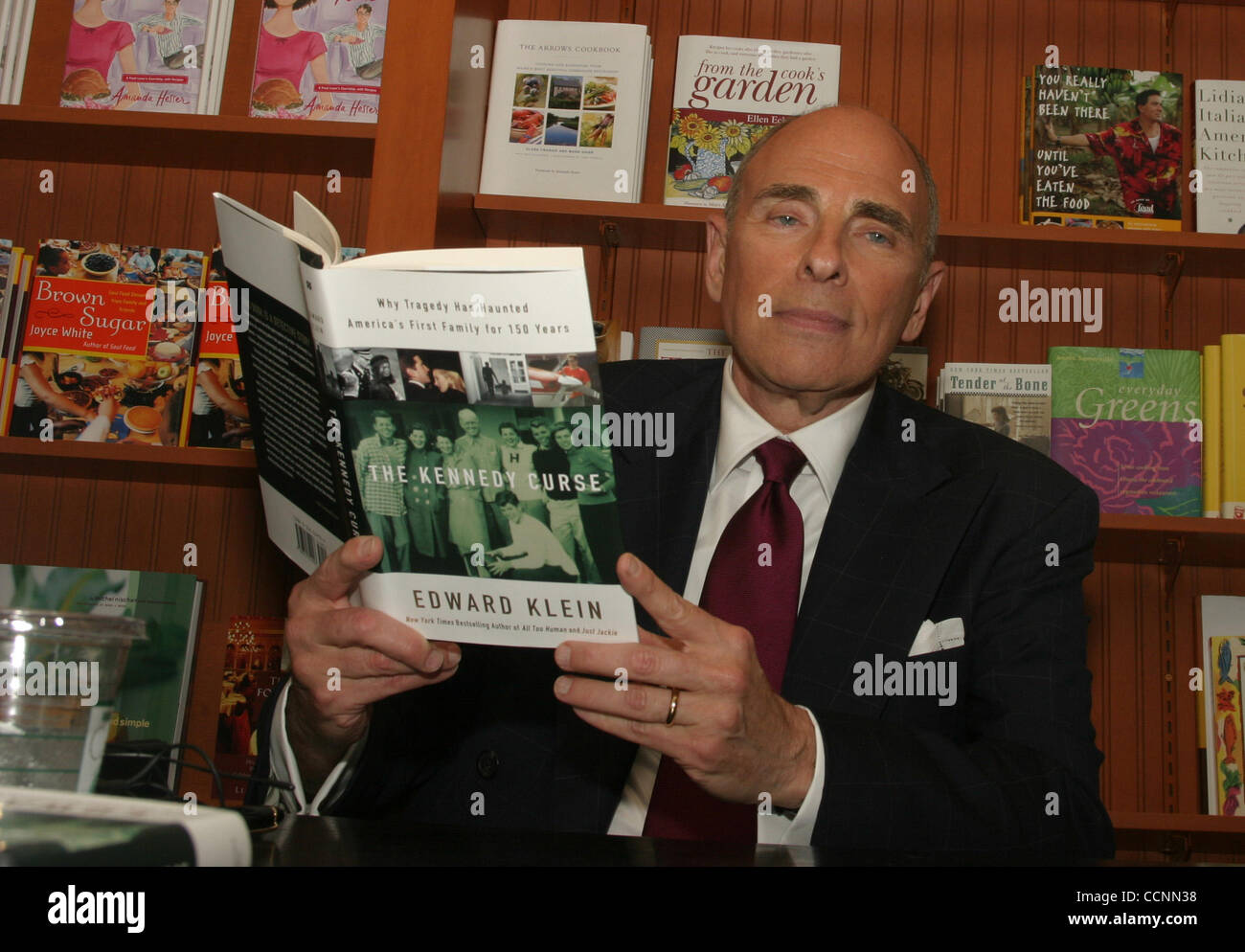 Jul 09, 2003; New York, NY, USA; Author EDWARD KLEIN promotes 'The ...