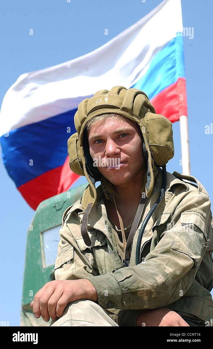 Sep 12, 2003 - Yerevan, Armenia - Russian troops of 102nd Russian ...