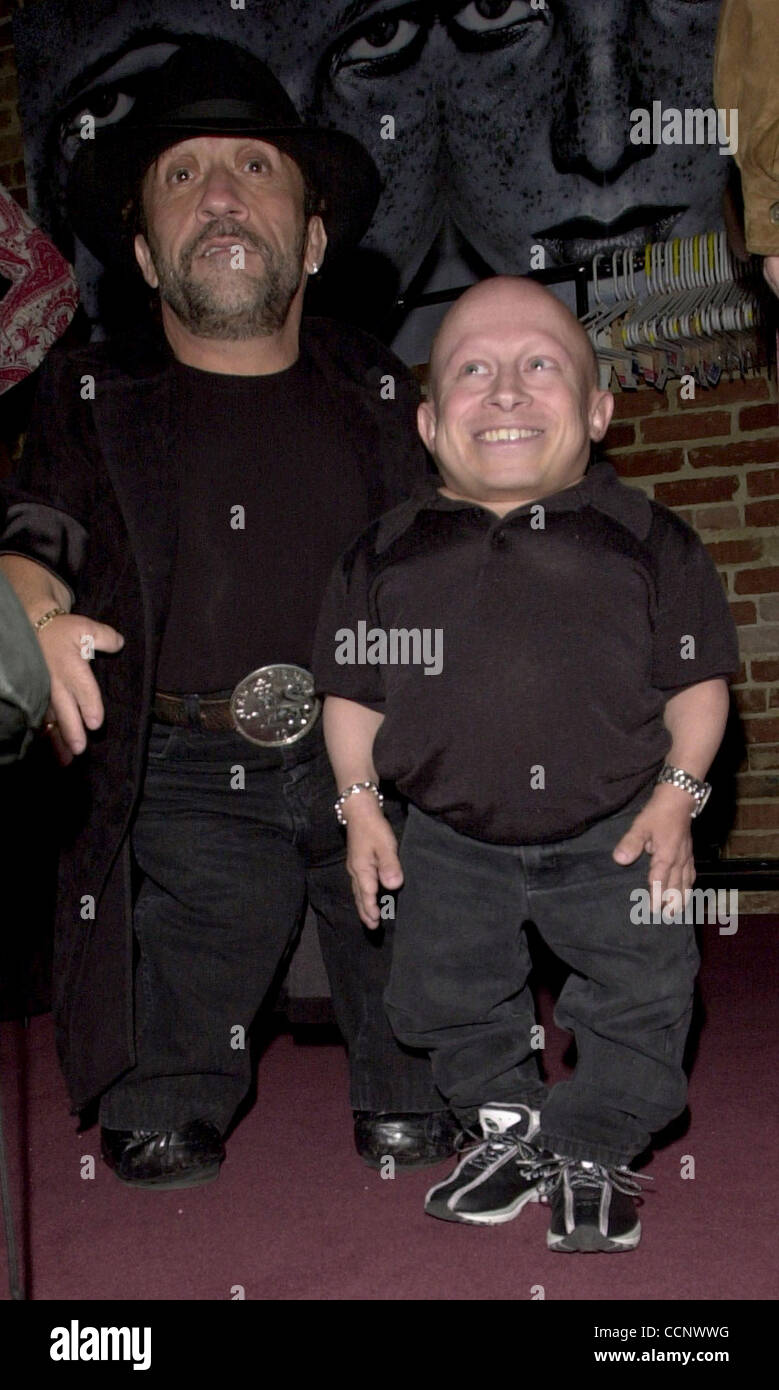 Feb 20, 2003; Hollywood, CA, USA; Actor VERN TROYER 'Mini Me' arrives ...