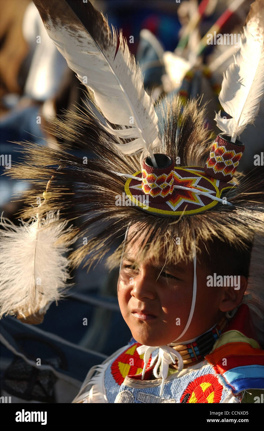 Jul 11, 2003; Browning , MT, USA; Traditional dancer Marcus ...