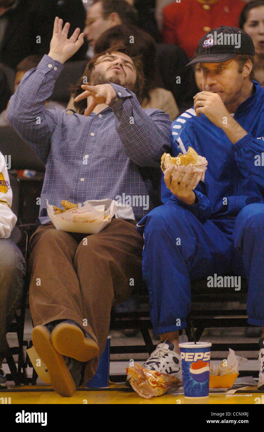 Black-Ferrel03.021704.TI Photo by Tomo Ikic Actor Jack Black and Will ...