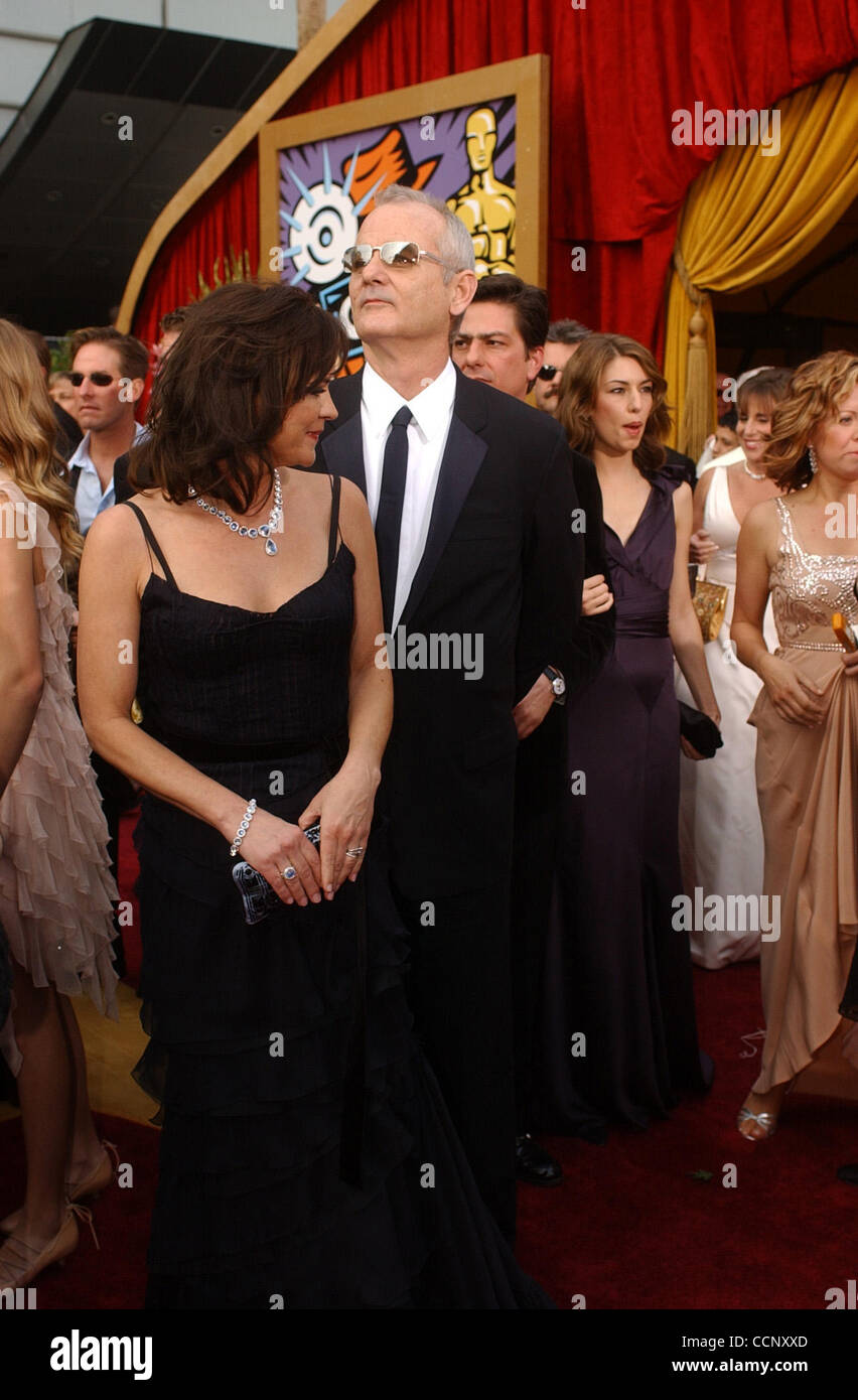 Feb 29, 2004; Hollywood, CA, USA; OSCARS 2004: Actor BILL MURRAY arrives at the 76th Annual ...