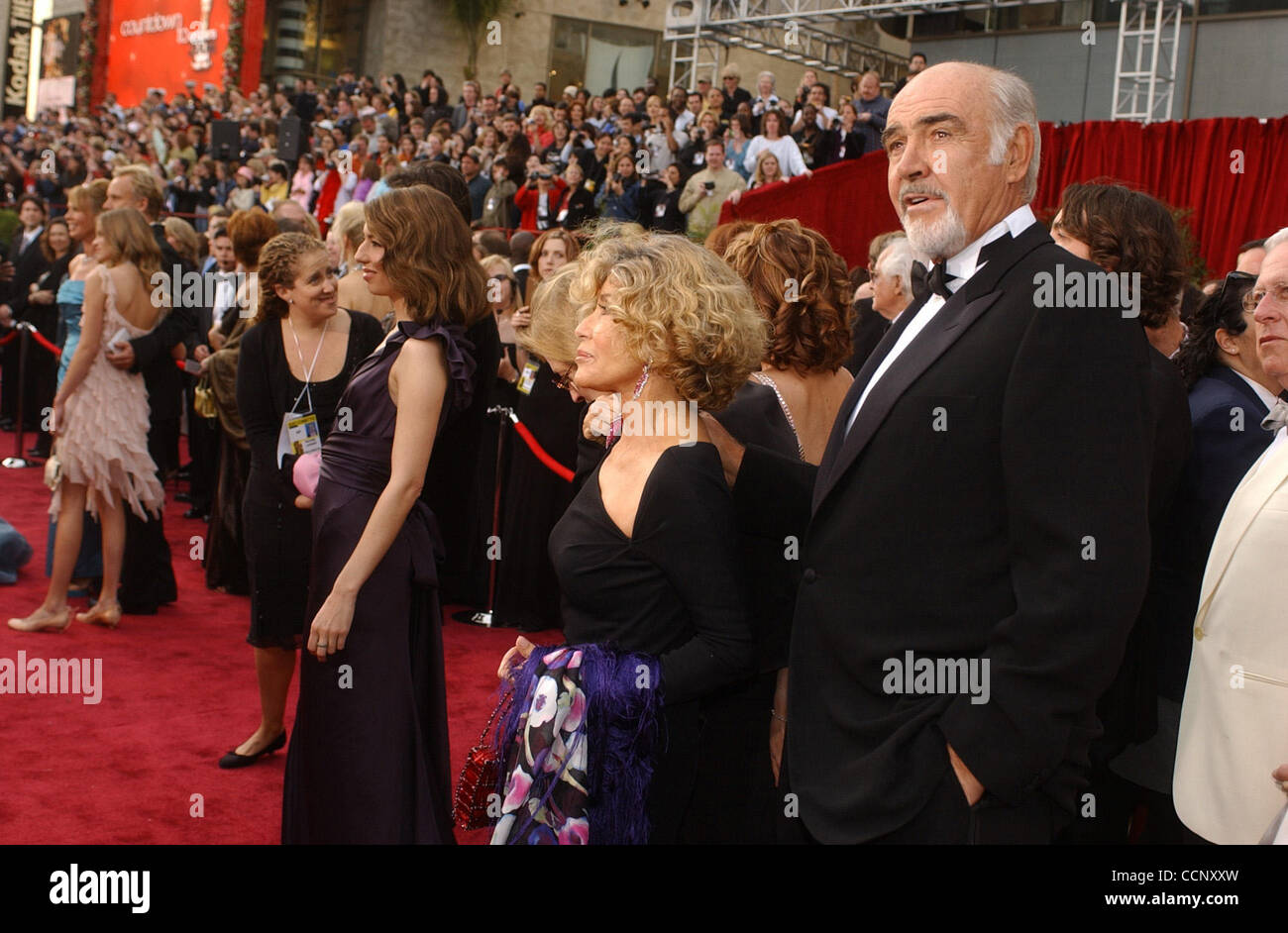 Feb 29, 2004; Hollywood, CA, USA; OSCARS 2004: Actor SEAN CONNERY and ...