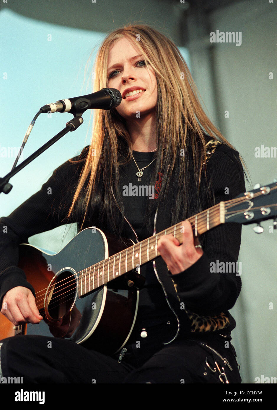 Singer avril lavigne performs concert hi-res stock photography and ...