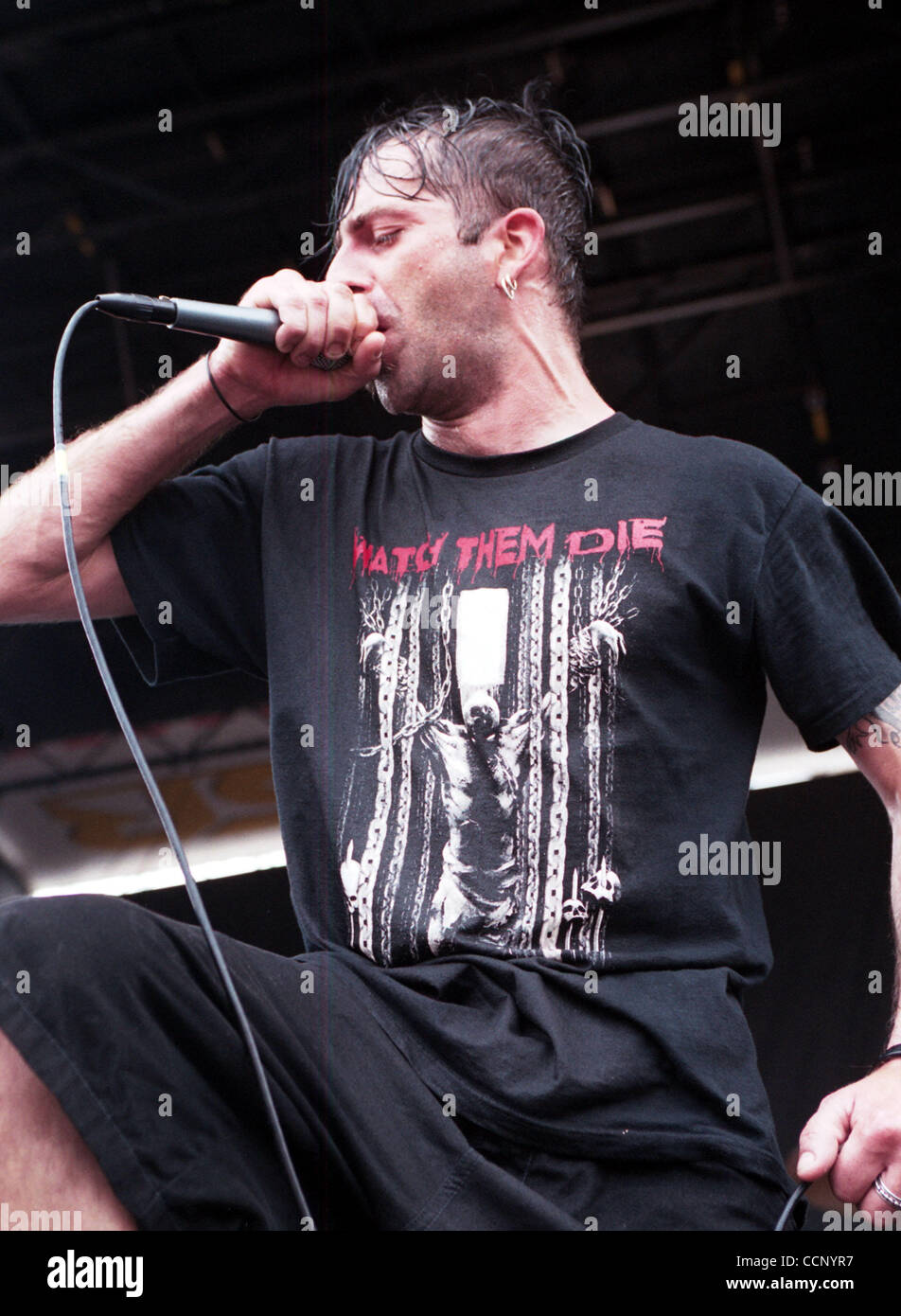 Aug 31, 2004; Raleigh, NC USA; Metal Band Lamb of God performs live as ...
