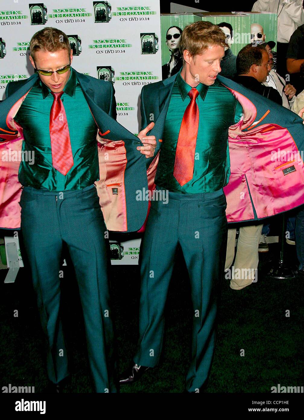 The matrix reloaded 2003 adrian rayment hi-res stock photography and ...