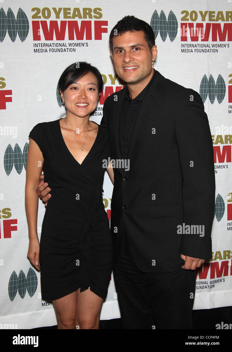 Euna Lee & Michael Saldate arrives for the 2010 Courage in Journalism ...