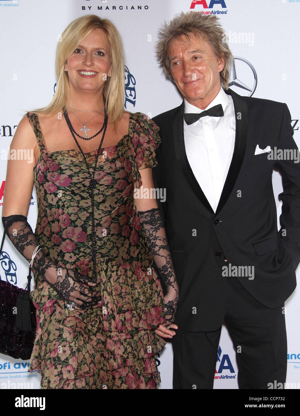Rod Stewart & Wife arrives for the Carousel of Hope at the Beverly ...