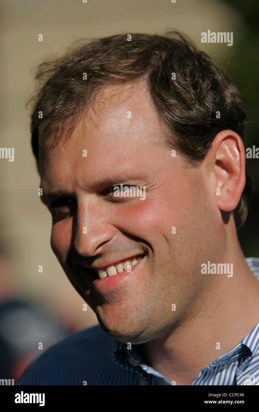 Sixth District congressional candidate ANDY BARR campaigns at a Tea ...