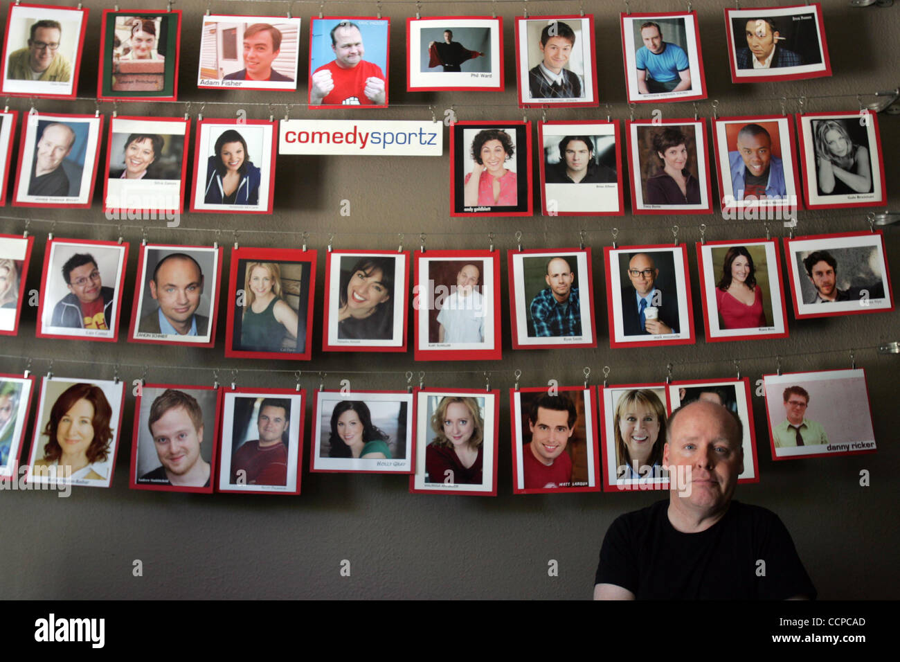 James Bailey artistic director of Comedysportz, and his actors (Photo ...