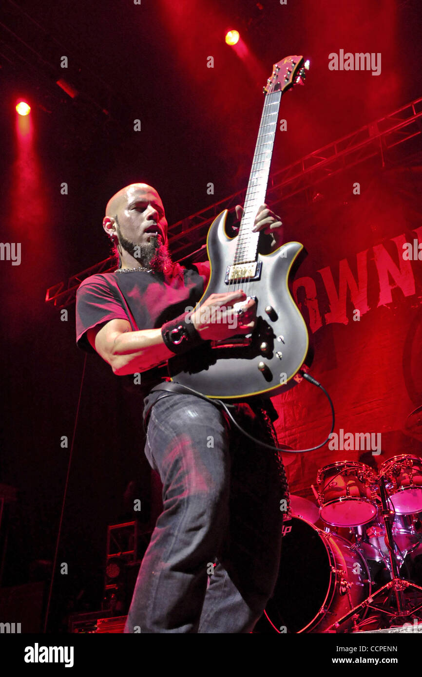 Oct. 17, 2010 - Cincinnati, Ohio, U.S - Guitarist C.J. PIERCE of ...