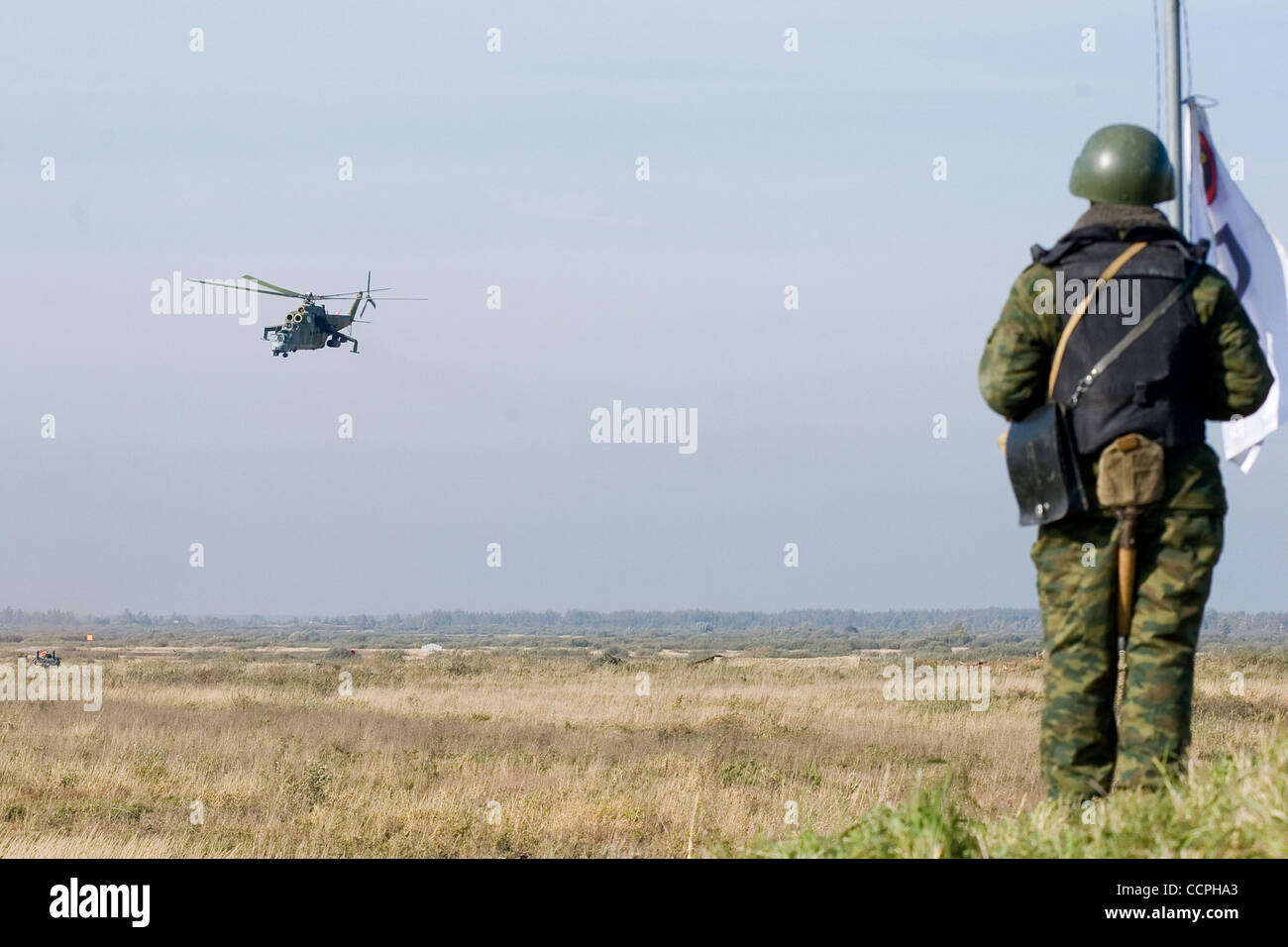 Tactical military exercise of russian army assault battalion held in ...