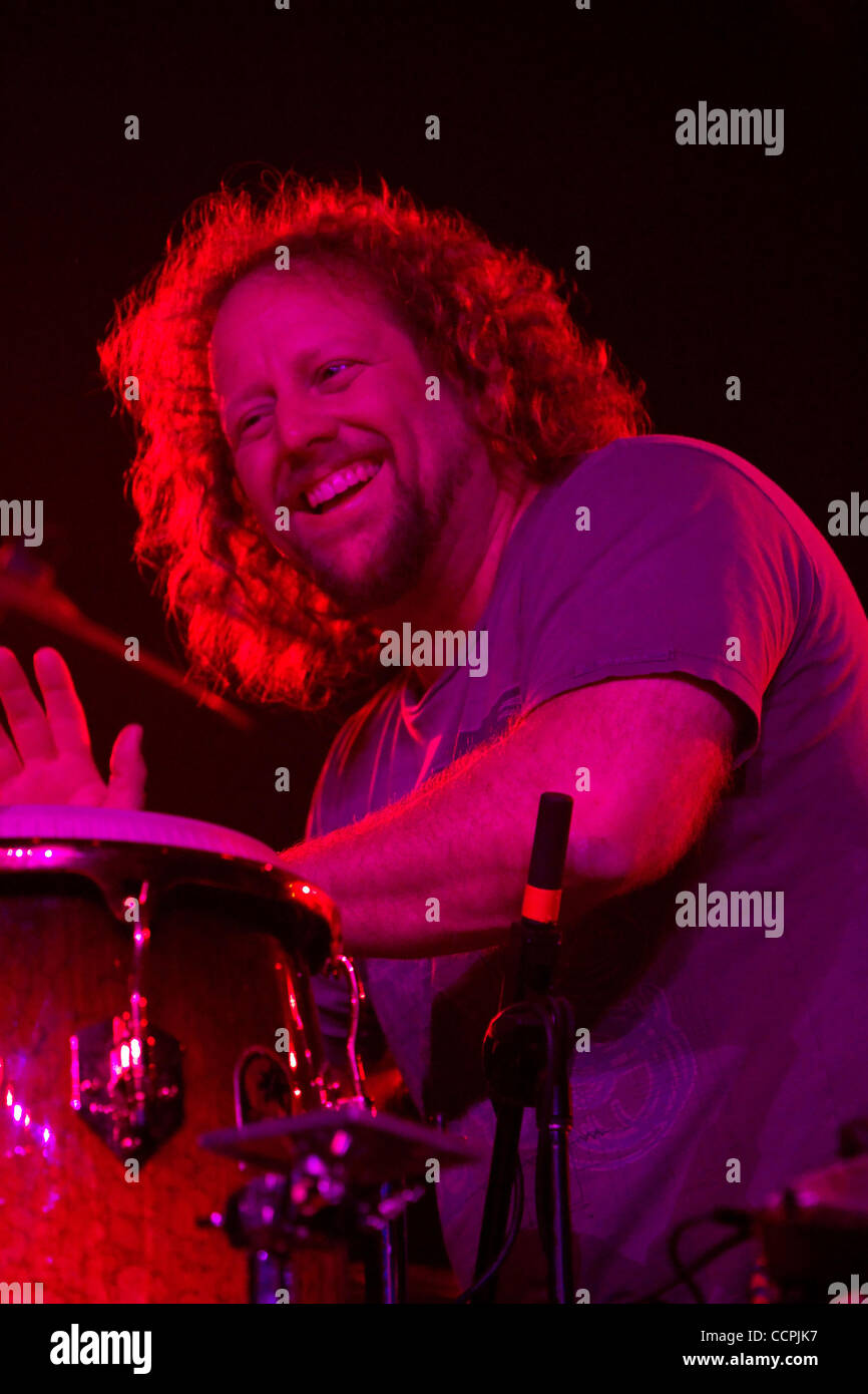 Oct. 9, 2010 - Boulder, Colorado, U.S. - Percussionist JASON HANN of ...