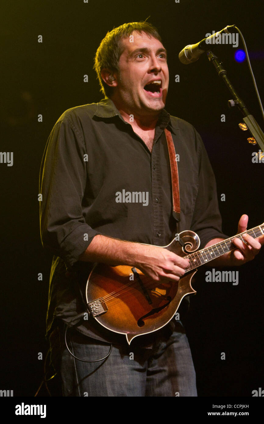 Oct. 9, 2010 - Boulder, Colorado, U.S. - Mandolinist JEFF AUSTIN of ...