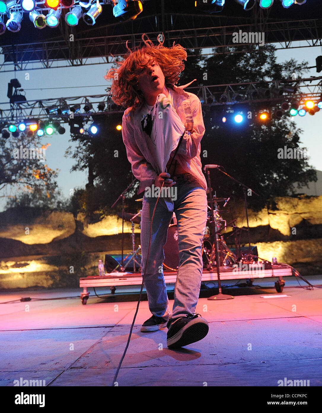 Oct 10, 2010 - Austin, Texas; USA - Singer MATTHEW SHULTZ of the band ...