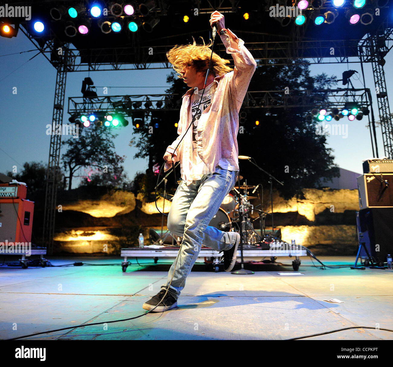 Oct 10, 2010 - Austin, Texas; USA - Singer MATTHEW SHULTZ of the band ...