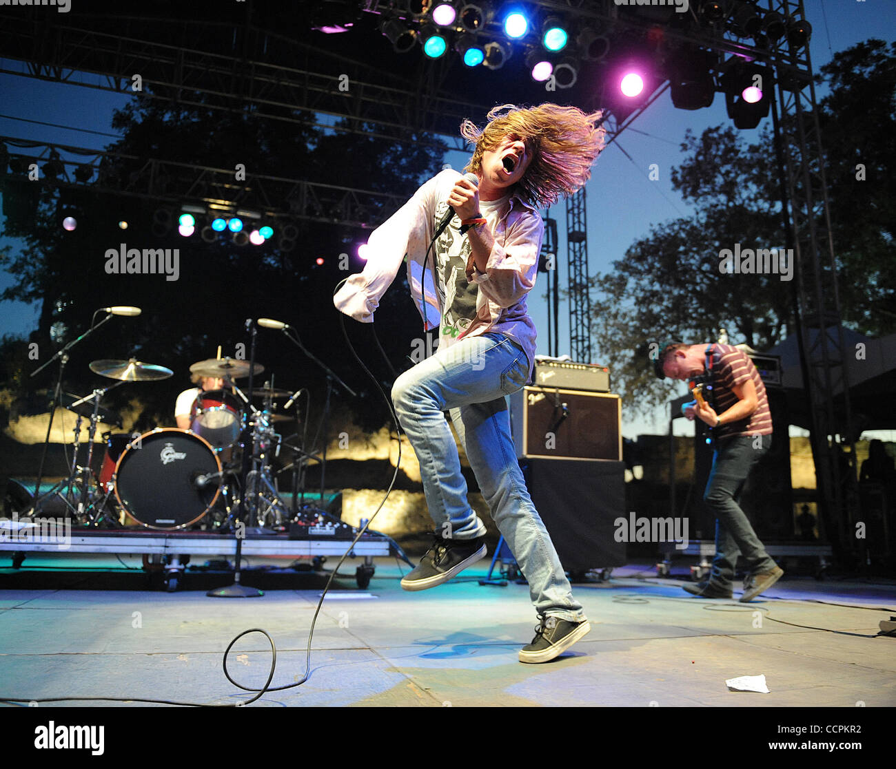 Oct 10, 2010 - Austin, Texas; USA - Singer MATTHEW SHULTZ of the band ...