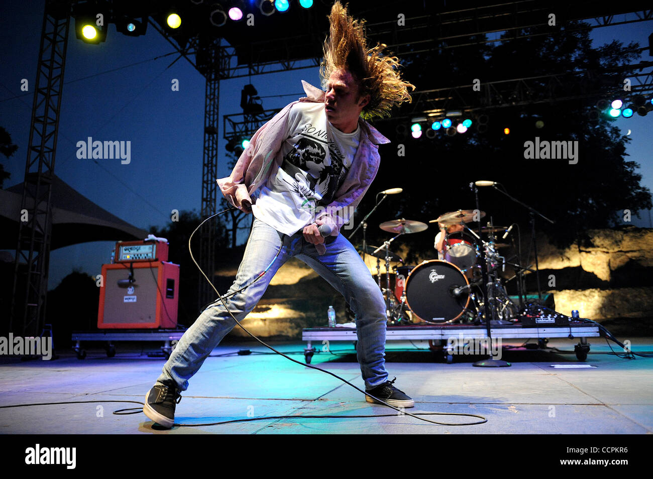 Oct 10, 2010 - Austin, Texas; USA - Singer MATTHEW SHULTZ of the band ...