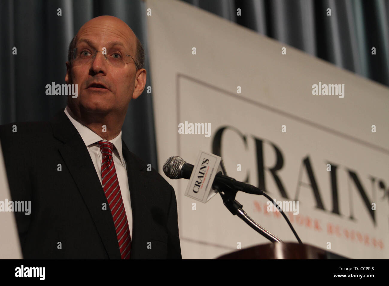 MTA Chairman Jay Walder speaks at the CRAIN'S Breakfast Forum at the ...