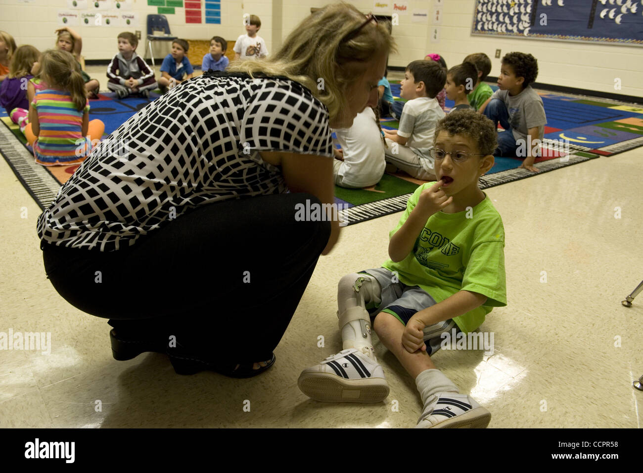 Oct. 13, 2010 - Woodstock, GA, USA - Bascomb Elementary School special ...