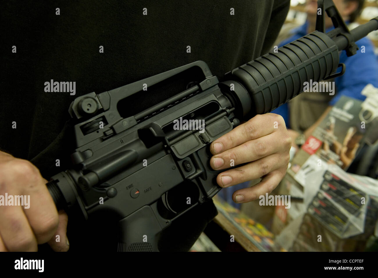 Assault rifle sale display usa hi-res stock photography and images - Alamy