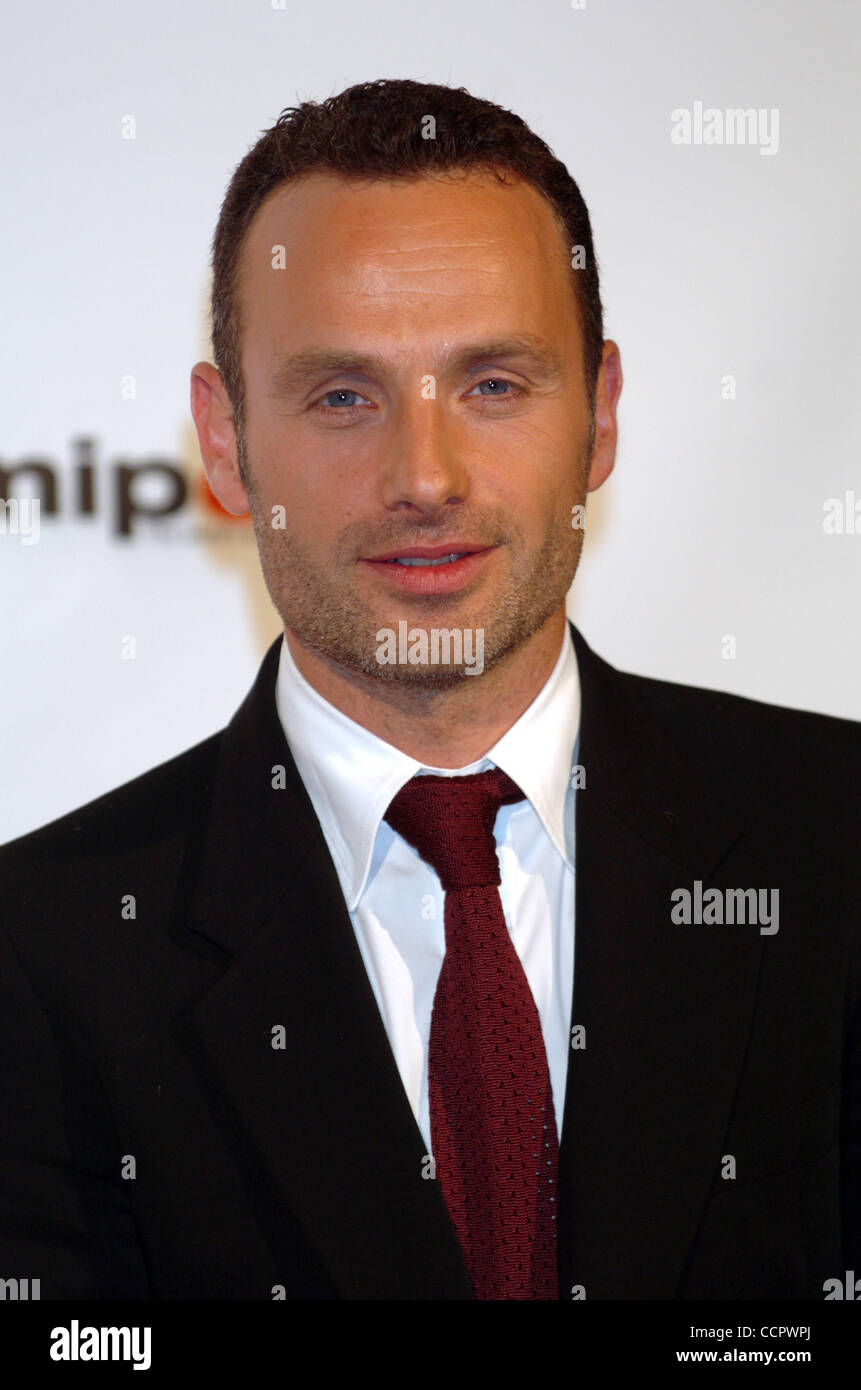 Actor Andrew LINCOLN attending the 2010 Mipcom opening night at the ...