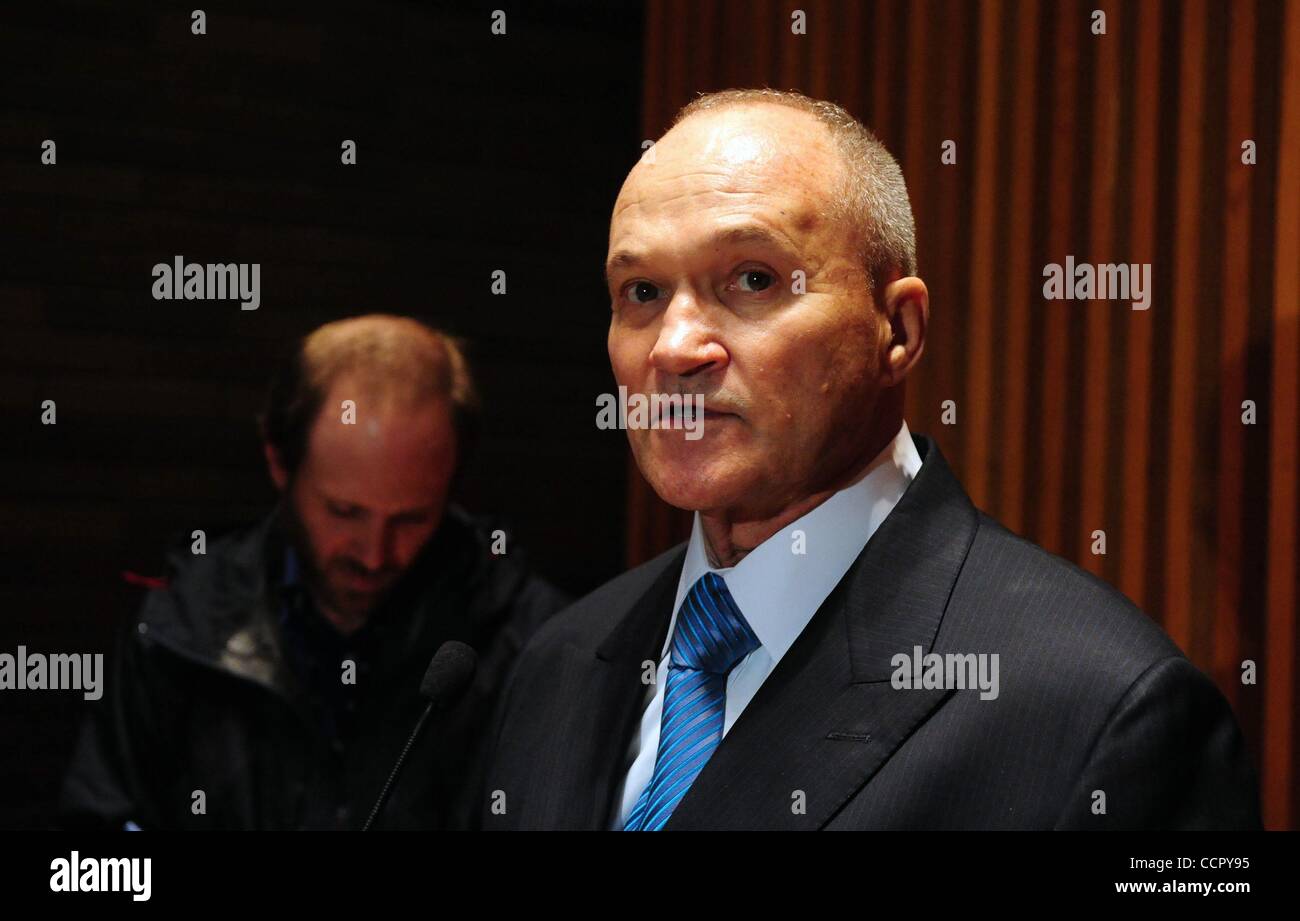 Oct. 5, 2010 - Manhattan, New York, U.S. - New York Police Commissioner ...