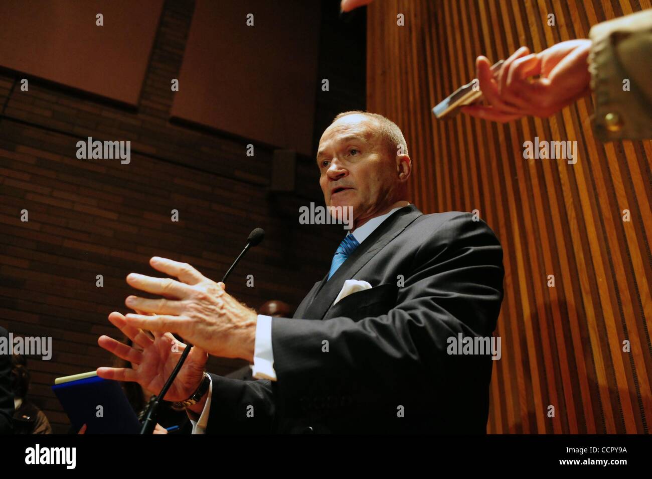 Oct. 5, 2010 - Manhattan, New York, U.S. - New York Police Commissioner ...