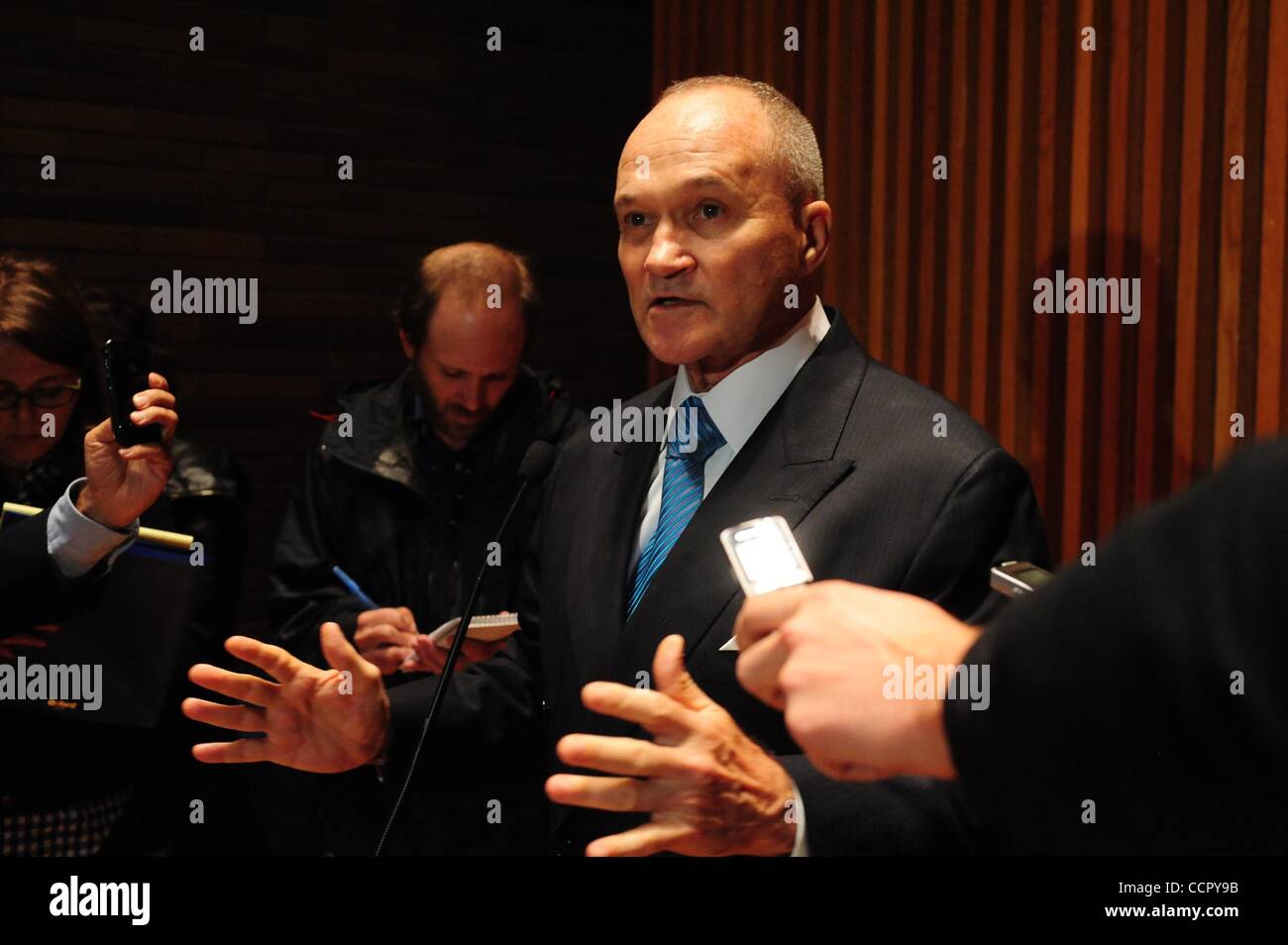 Oct. 5, 2010 - Manhattan, New York, U.S. - New York Police Commissioner ...