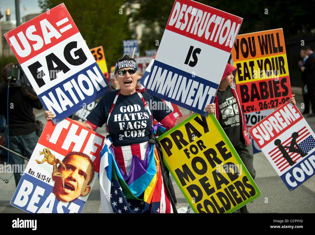 Oct 5, 2010 - Washington, District of Columbia, U.S., - SHIRLEY PHELPS ...