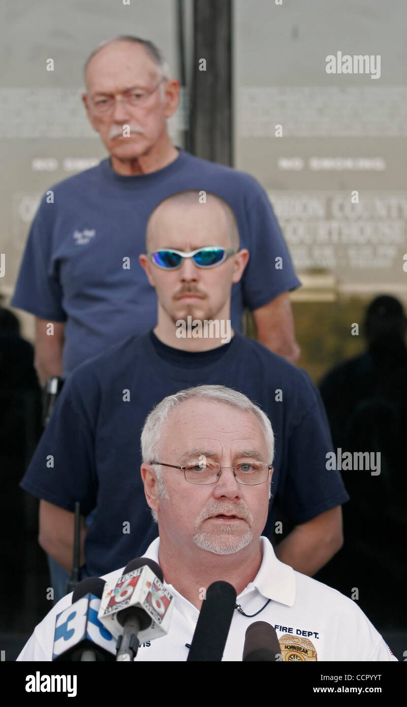 Samburg Volunteer Fire Department Chief GUY HOGG (top) and Hornbeak ...