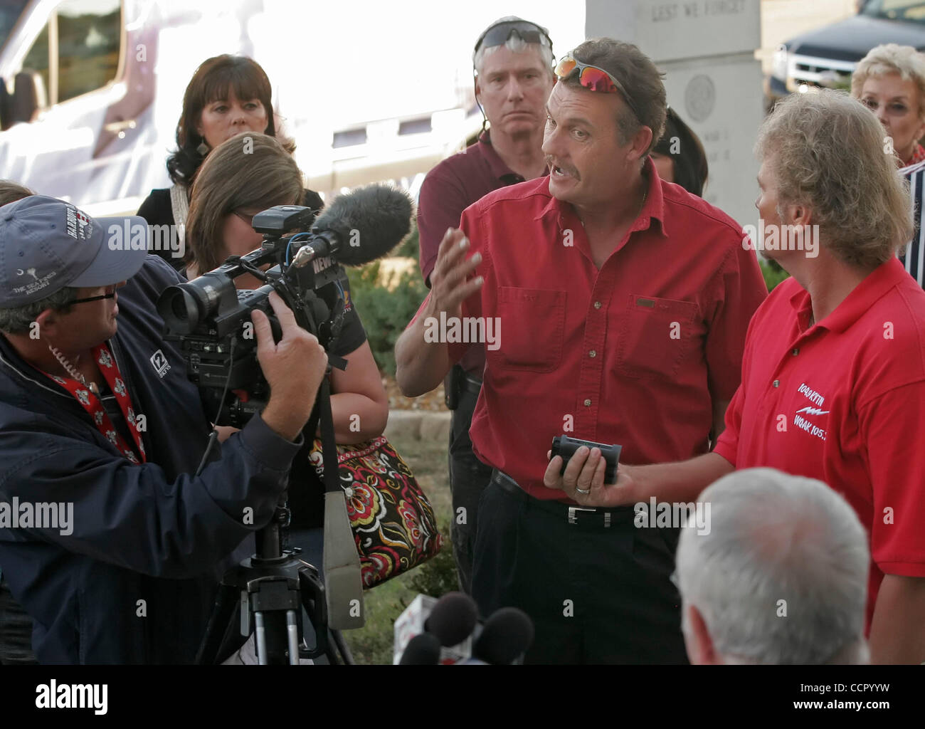 TODD CRANICK questions officials about letting his parents' mobile home ...