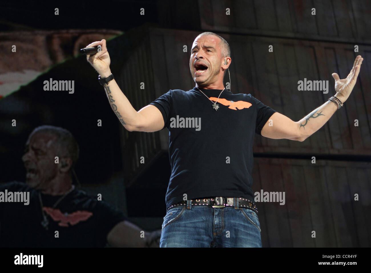 World famous Italian singer and songwriter Eros Ramazzotti performing ...