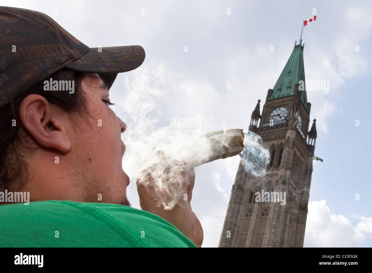 This epic 40 gram joint made several rounds during the 420 rally on ...