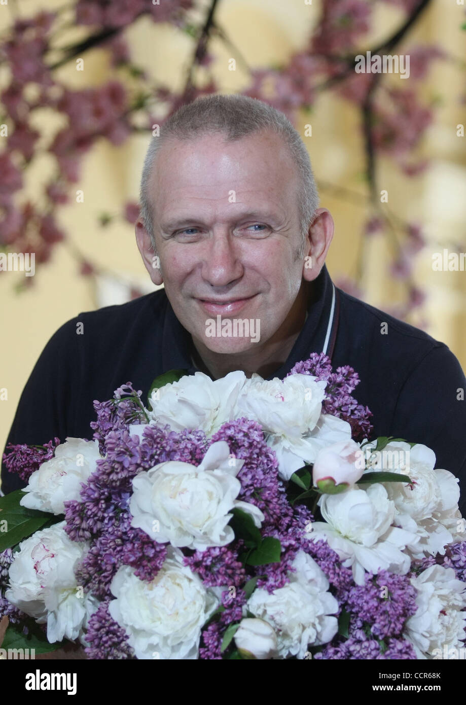 French haute couture fashion designer Jean-Paul Gaultier at the press ...
