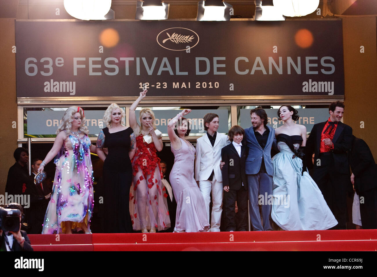 The opening ceremony of the Cannes Film Festival, May 12, 2010.Pictured ...