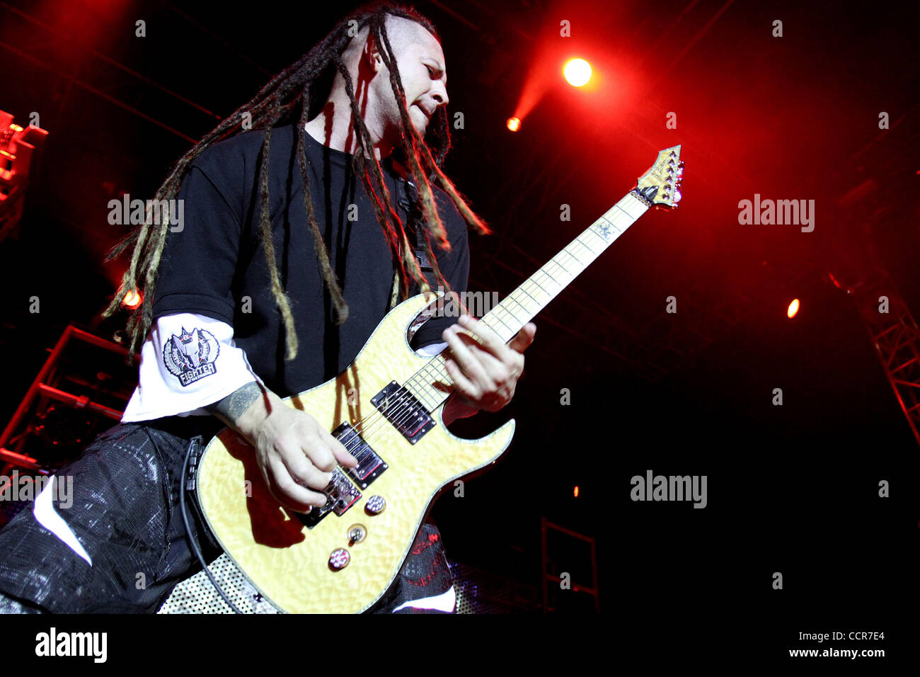 Zoltan Bathory, guitarist for the hard rock band Five Finger Death ...
