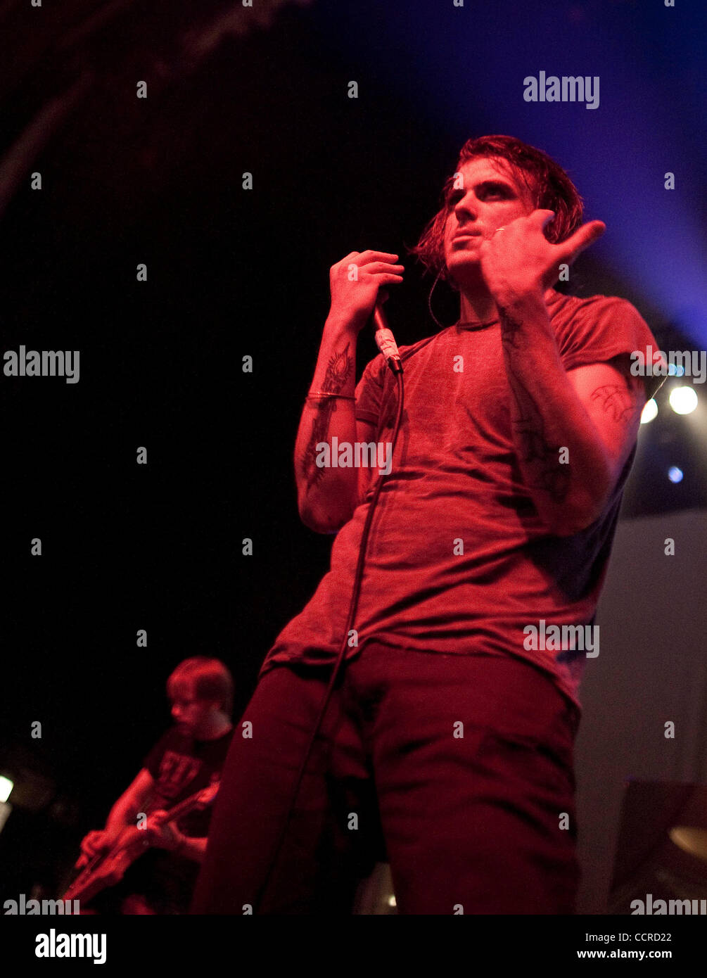 May 14, 2010 - Chicago, IL USA - Anthony Green (front) and Brendan ...