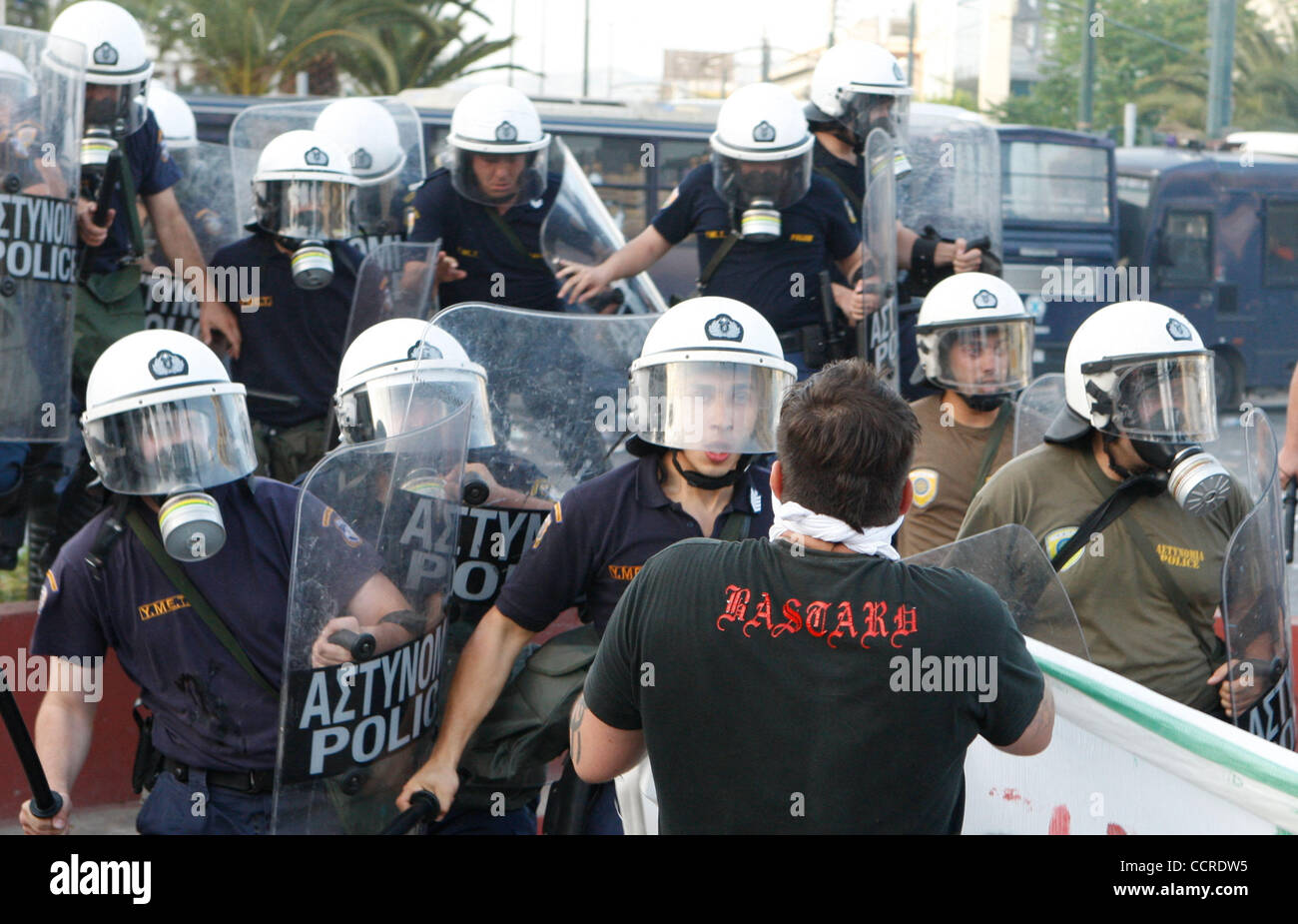 May 31, 2010 - Athens, Greece - Anti-Israeli protest infront of the ...