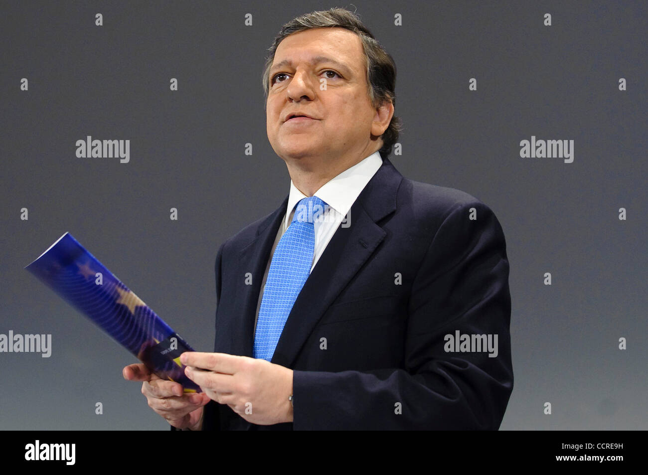 European Commission President Jose Manuel Barroso during a news ...