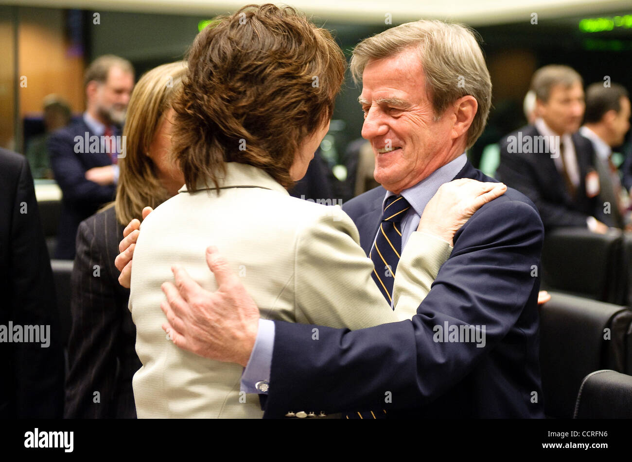 EU representative for security and Foreign affairs Catherine Ashton (L ...